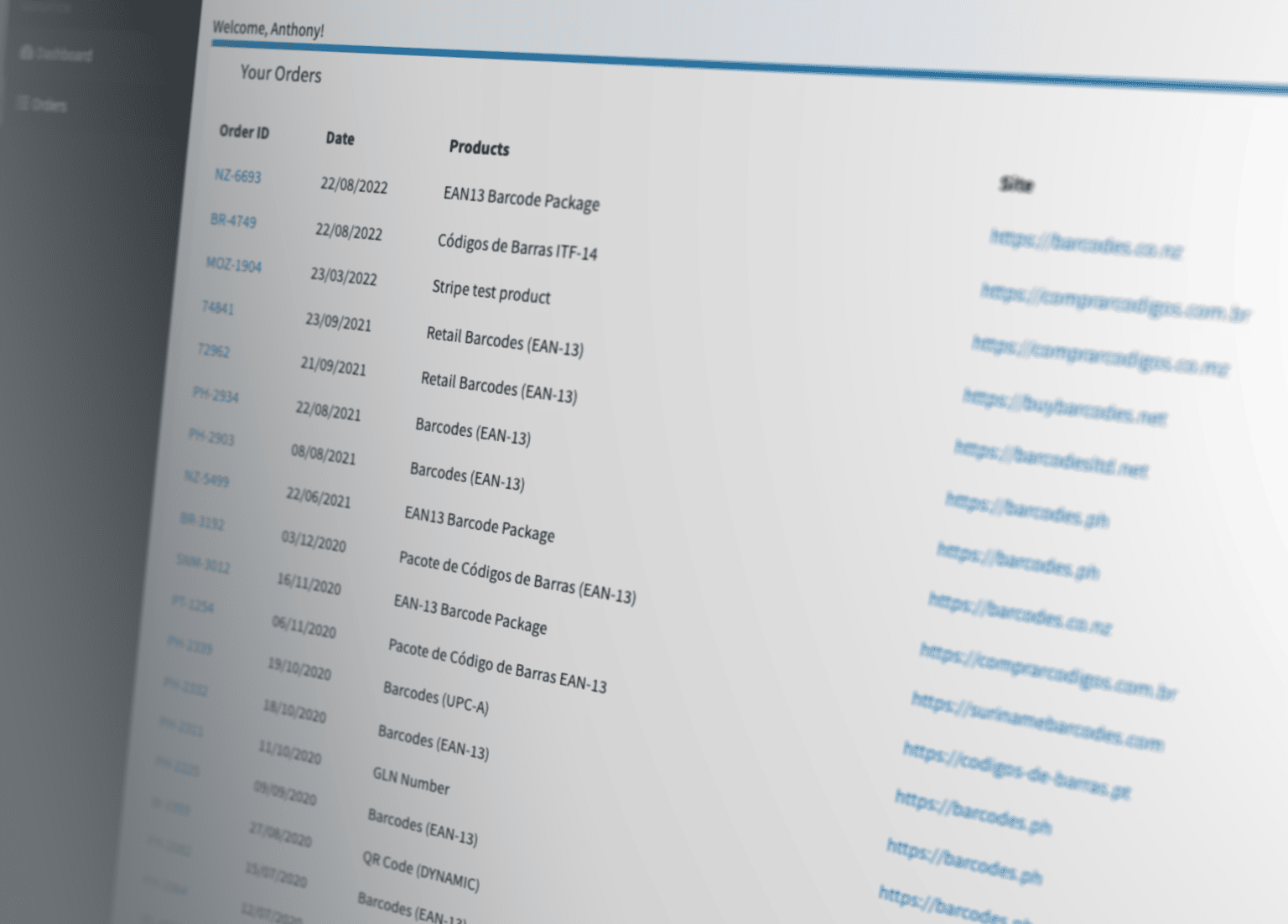 Barcodes Customer Portal - Barcodes Philippines